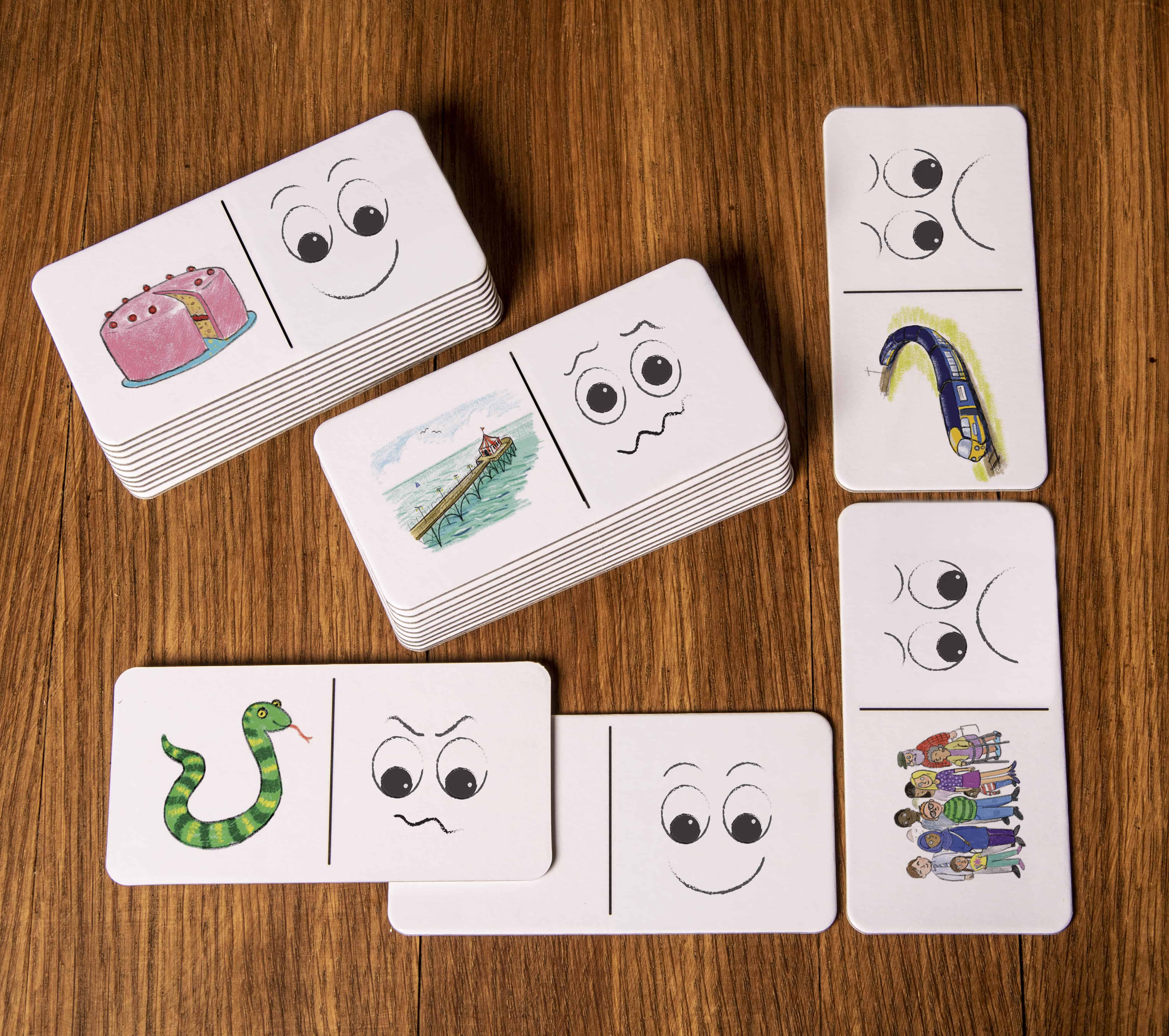 Learn Well Education Talk About Emotions Dominoes | Tinker Tray Play