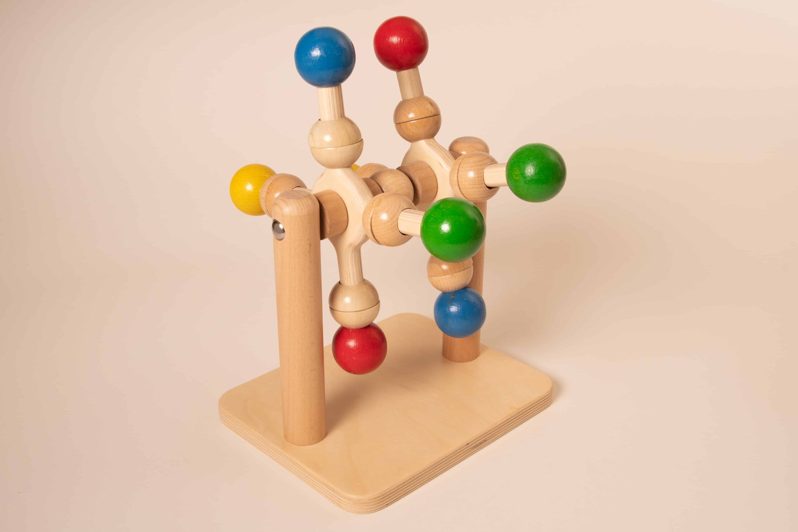 Learn Well Education Wooden Clacking Windmill - Tinker Tray Play