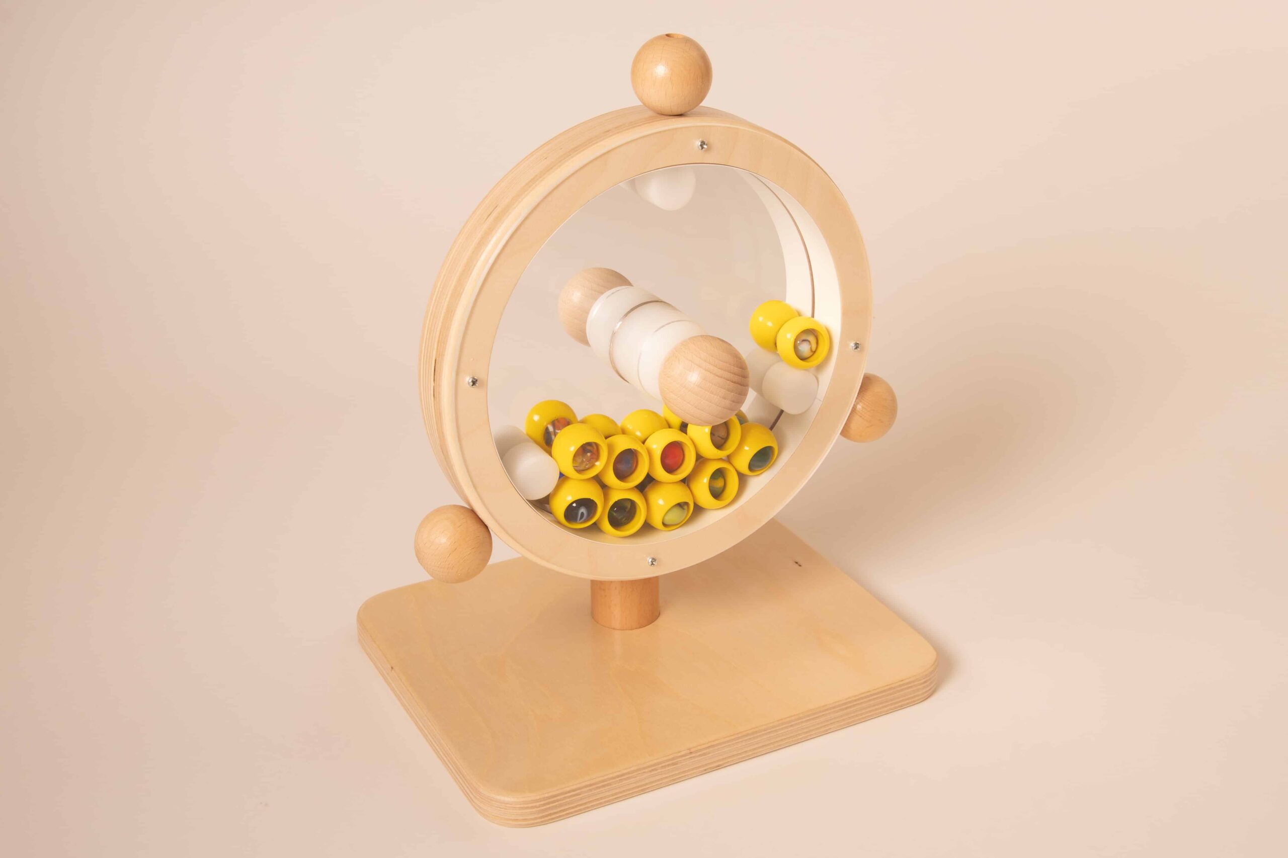 Learn Well Education Mirror Marble Wheel - Tinker Tray Play