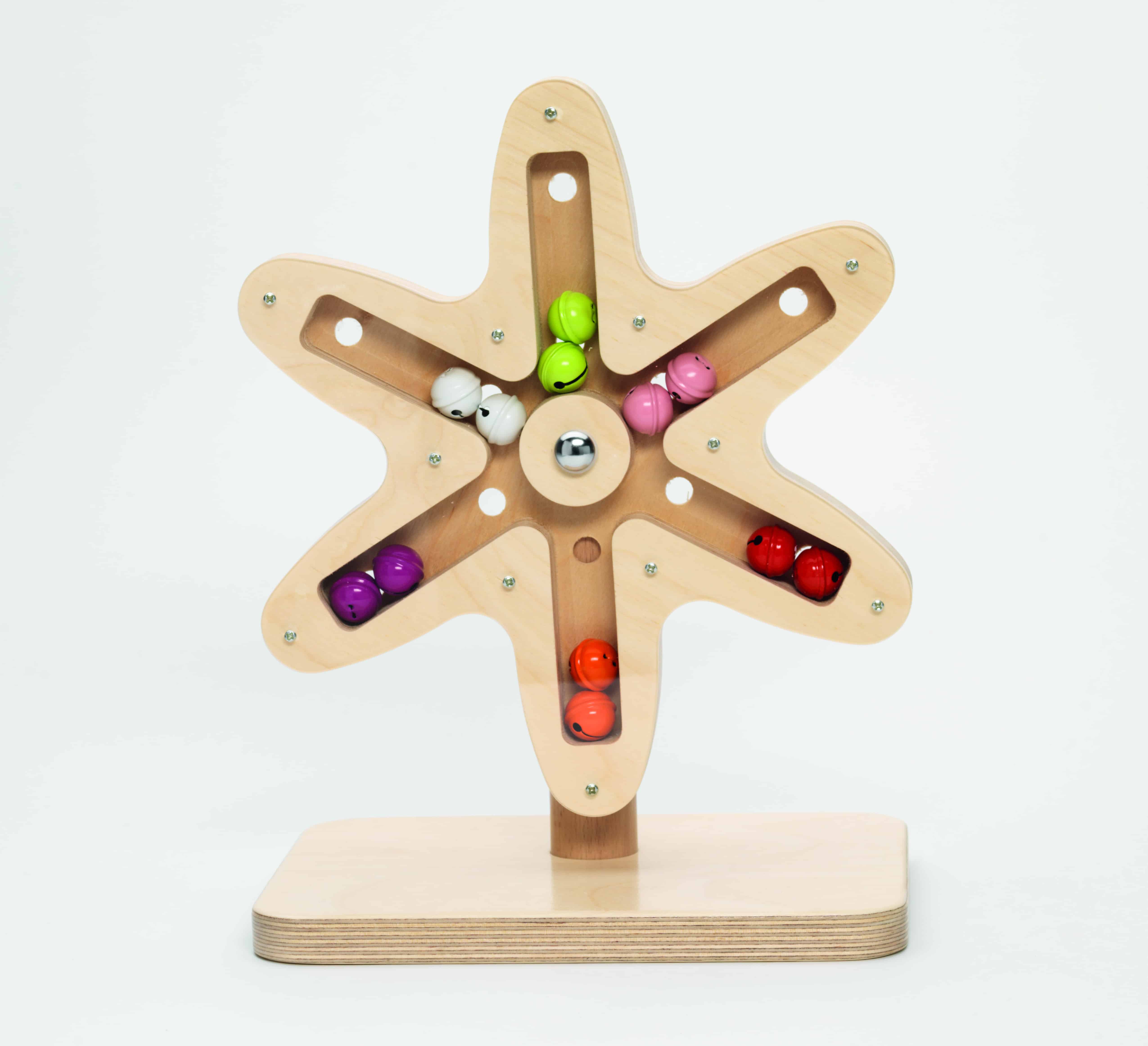 Learn Well Education Rotating Bell Flower | Tinker Tray Play