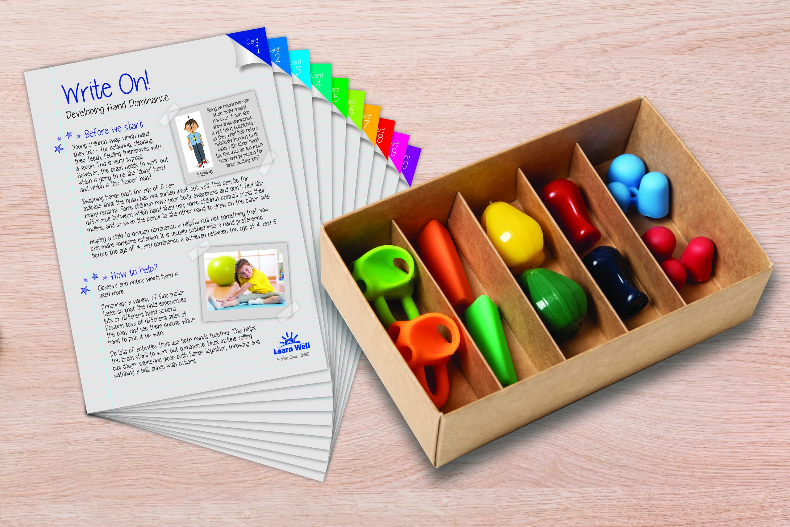 Learn Well Education Write On Pencil Grip Kit - Tinker Tray Play