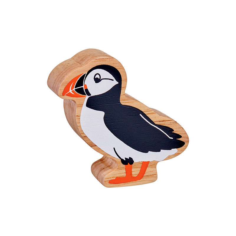 Lanka Kade Natural Black and White Puffin | Birds - Tinker Tray Play