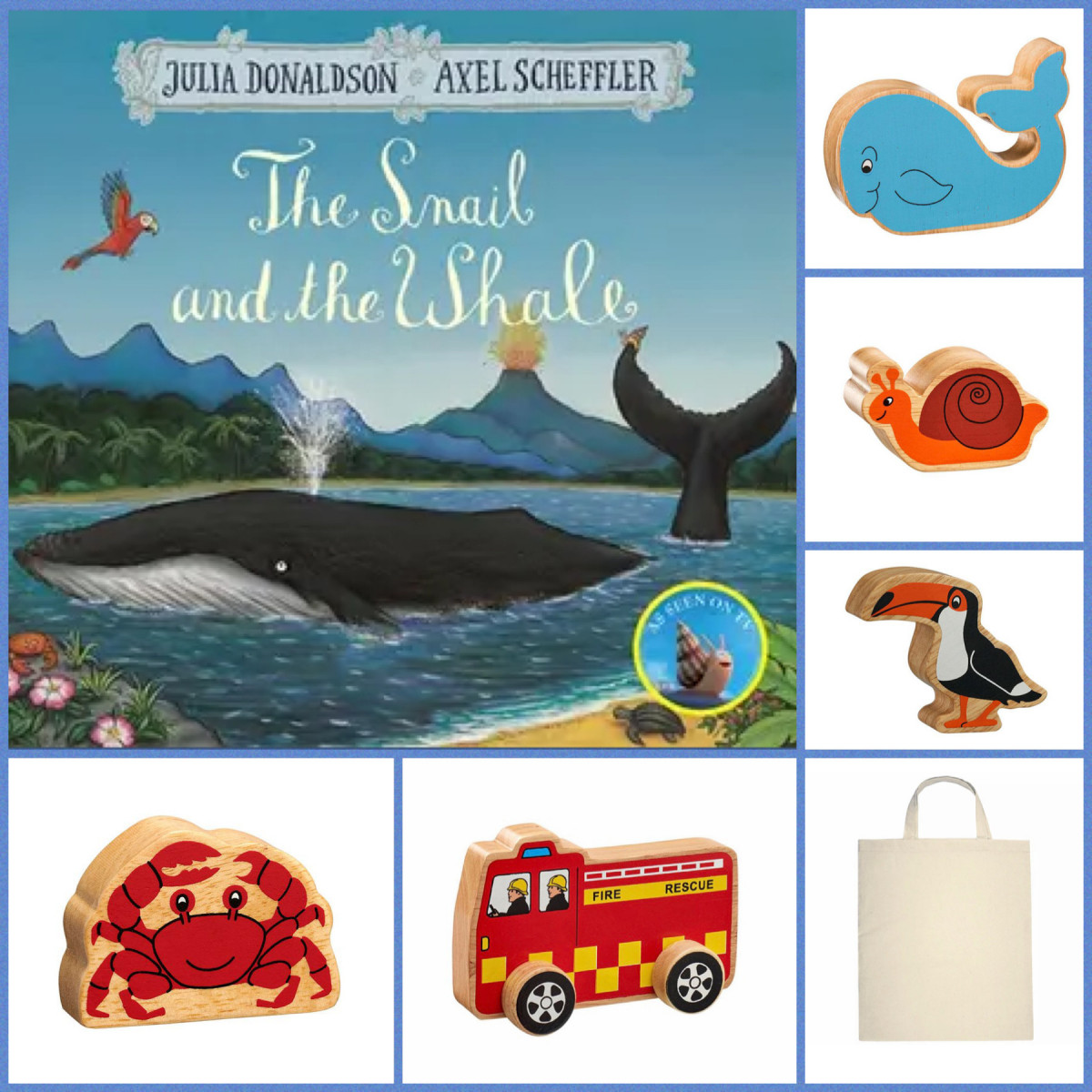 Tinker Tray Play Story Sack: The Snail and the Whale - Tinker Tray Play