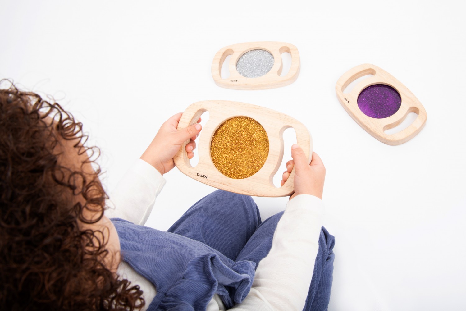 TickiT Easy Hold Glitter Panel Set | Pack of 3 - Tinker Tray Play