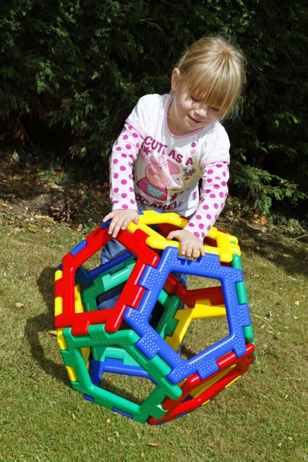 Giant Polydron Pentagon Set - Tinker Tray Play
