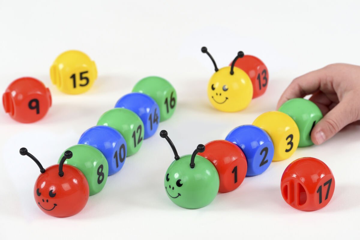 Number Bugs 1-20 - Tinker Tray Play