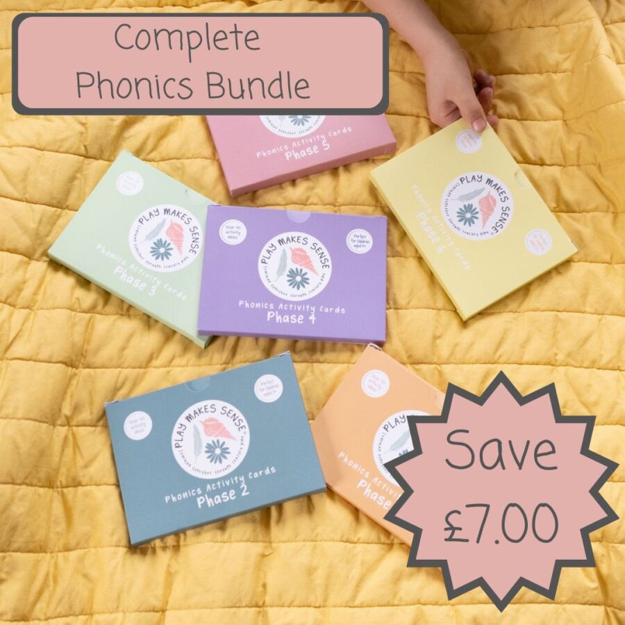 Play Makes Sense Phonics Activity Cards | Complete Phonics Set - Phases ...
