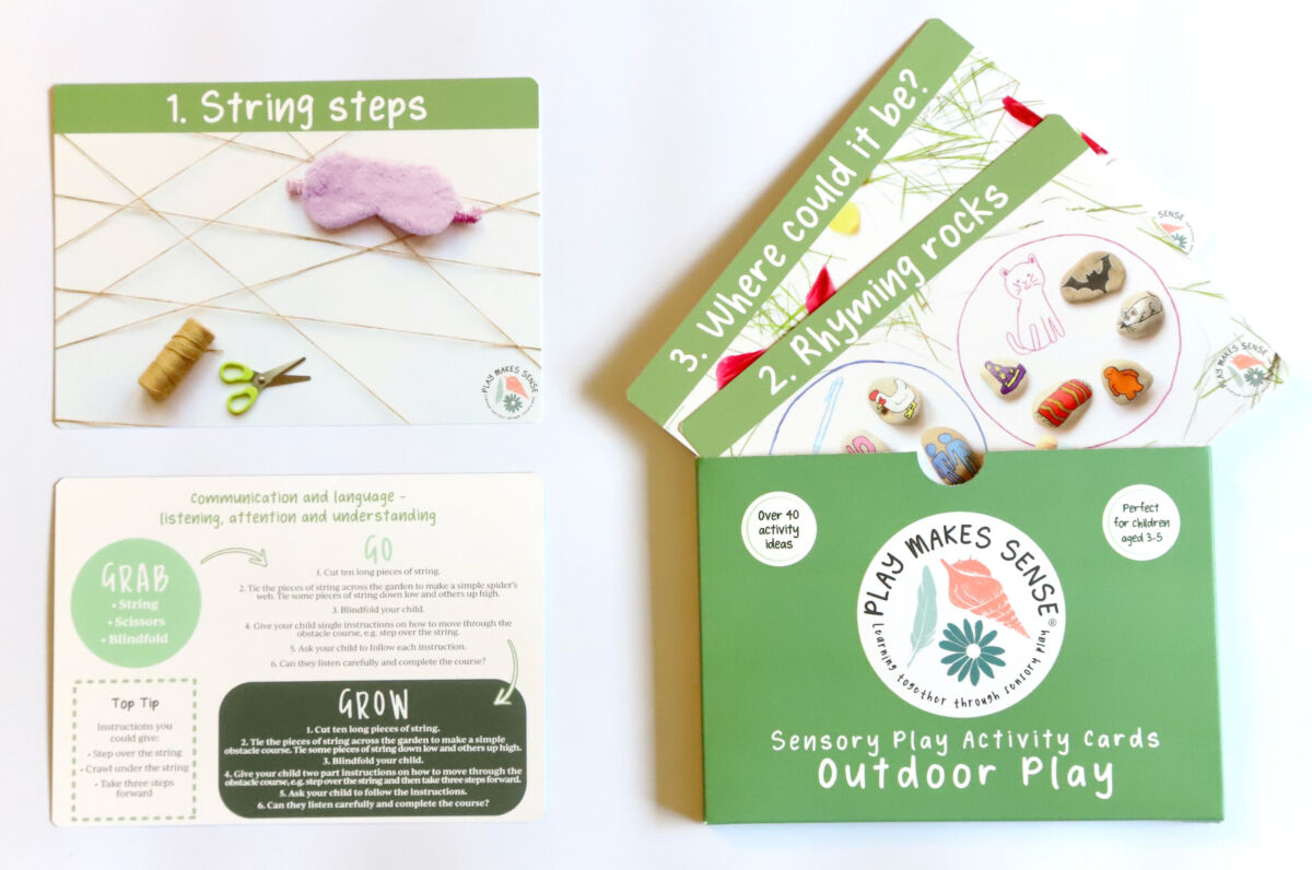 Play Makes Sense Outdoor Activity Cards - Tinker Tray Play