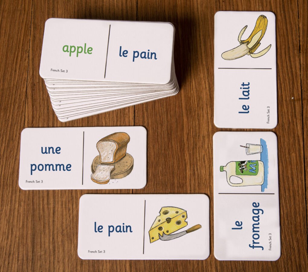 Learn Well Education French Food and Drink Dominoes - Tinker Tray Play