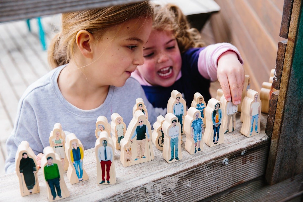 Freckled Frog Everyone's Family - Tinker Tray Play