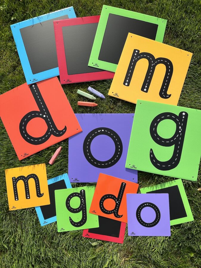 Learn Well Alphabet Chalkboards Full Set Small - Tinker Tray Play